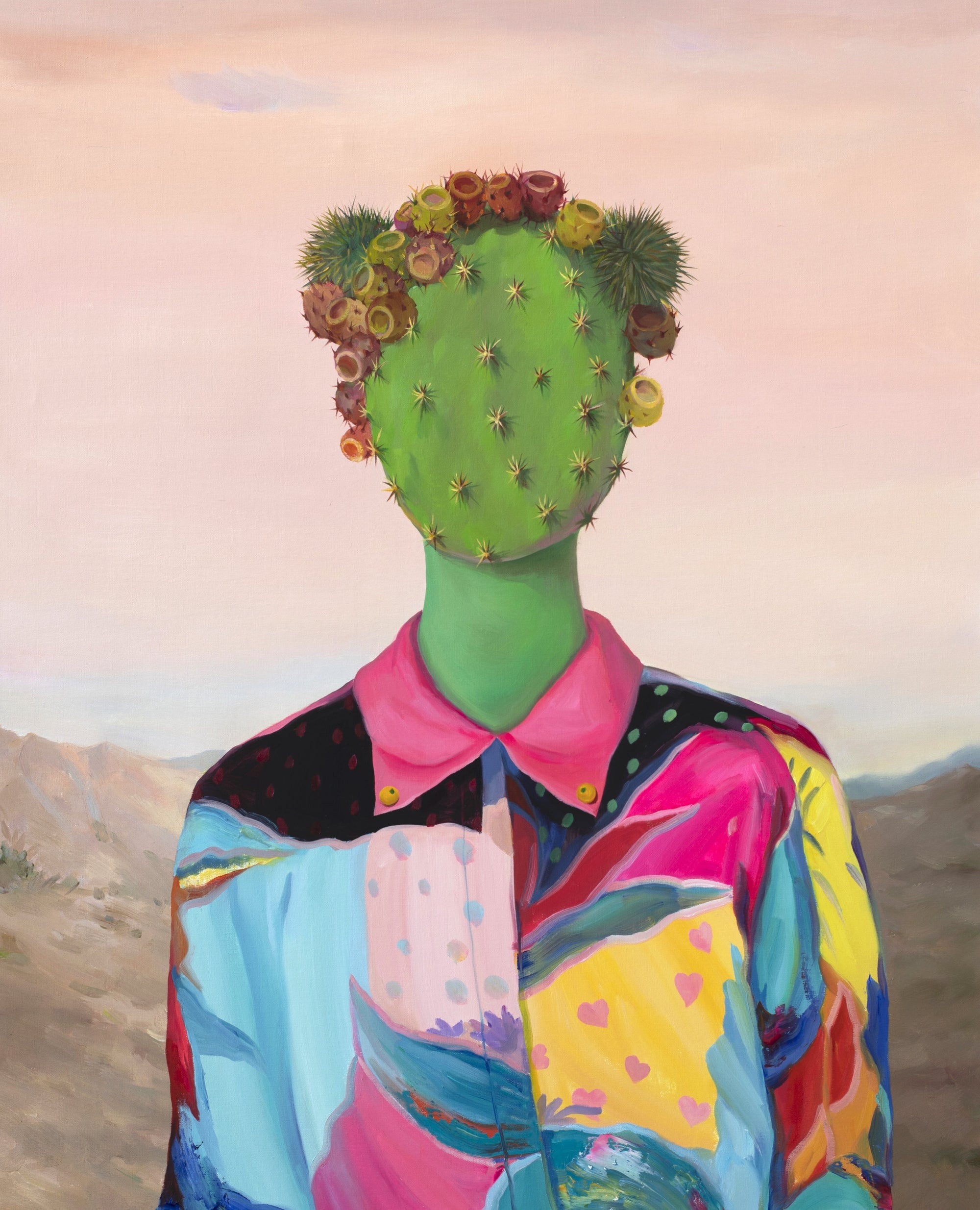 In the sunset - Original Oil Painting on Canvas by Jingyi Wang